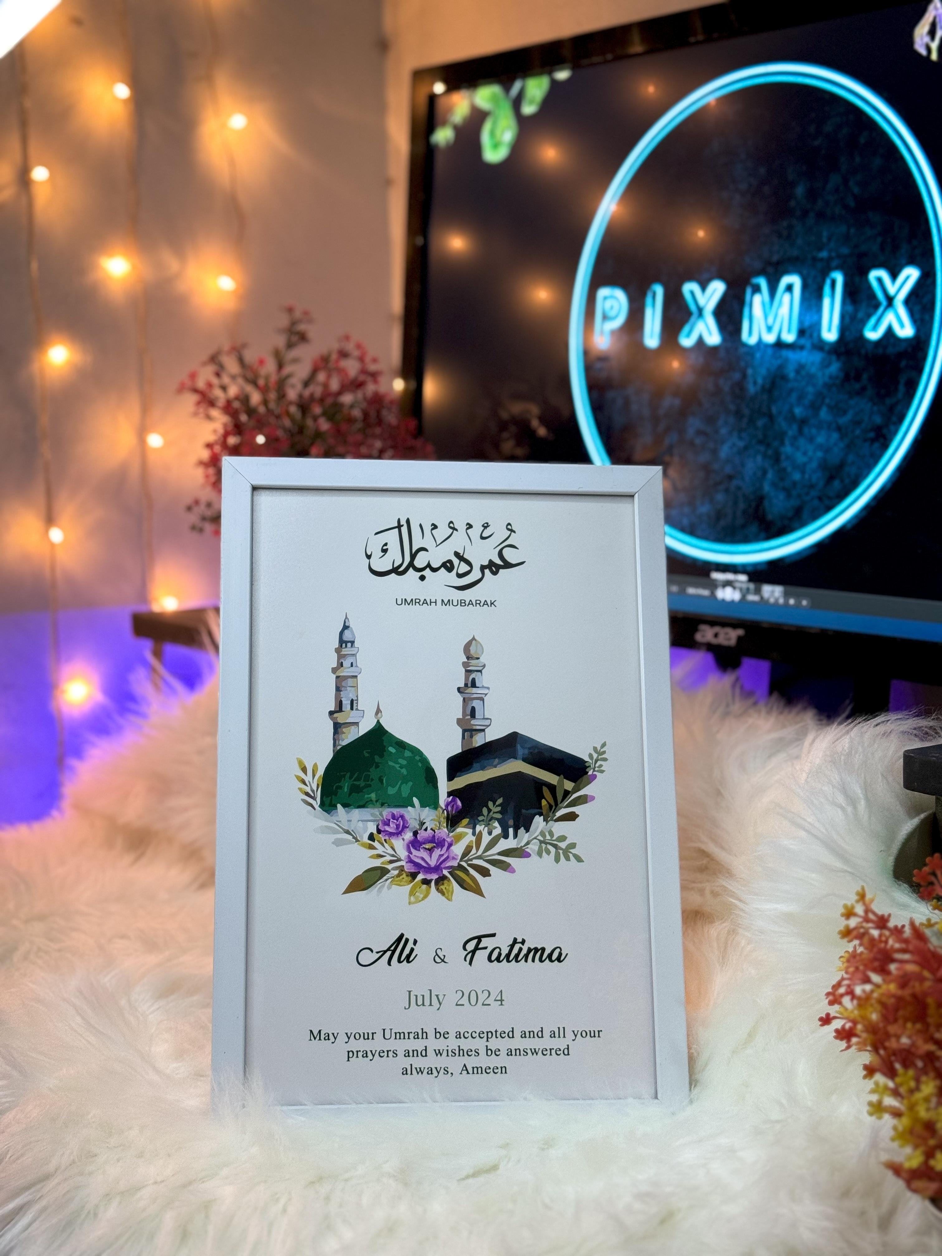 Umrah Mubarak Frame