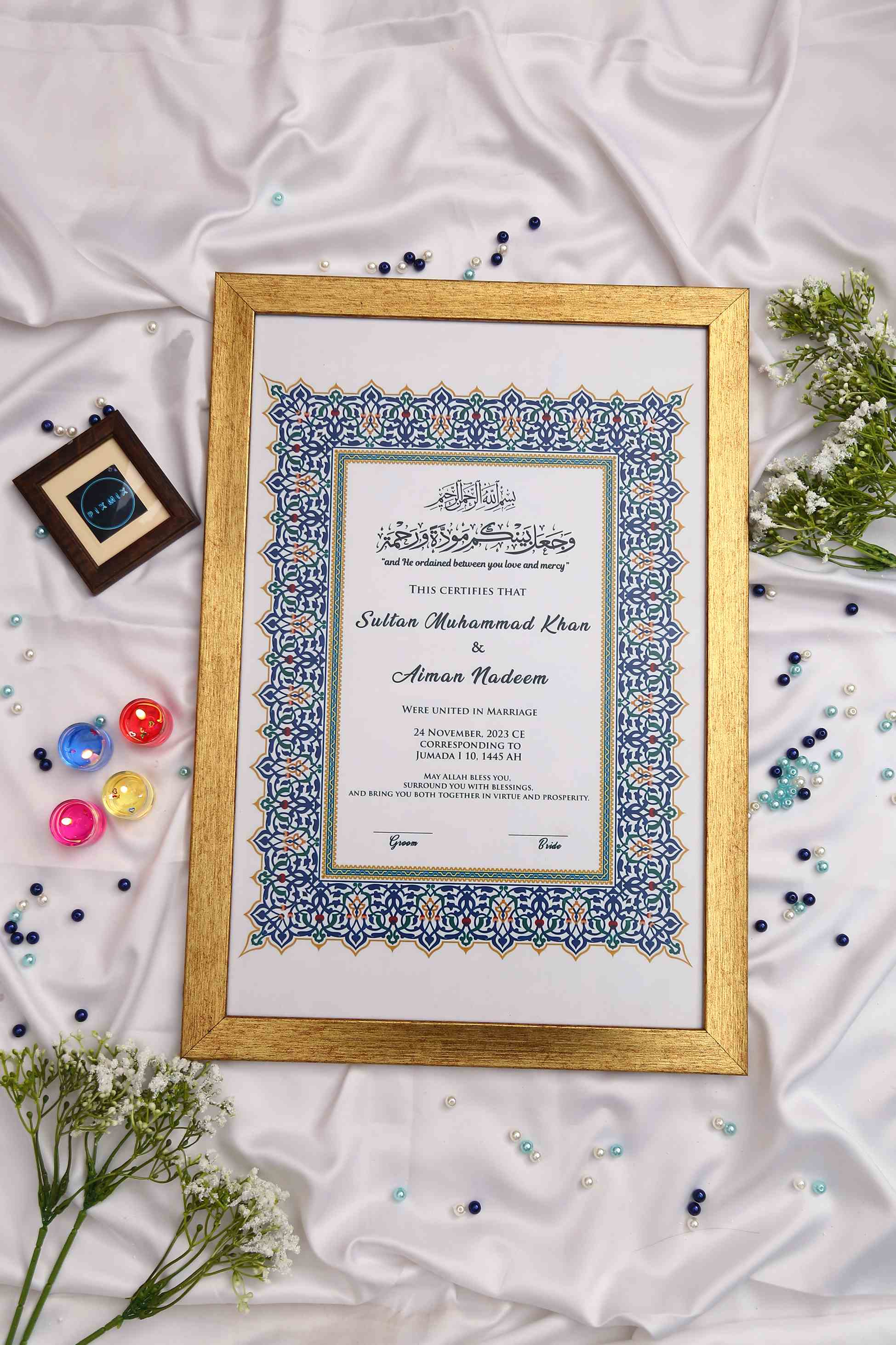 Virsa Custom Nikah Frame #2