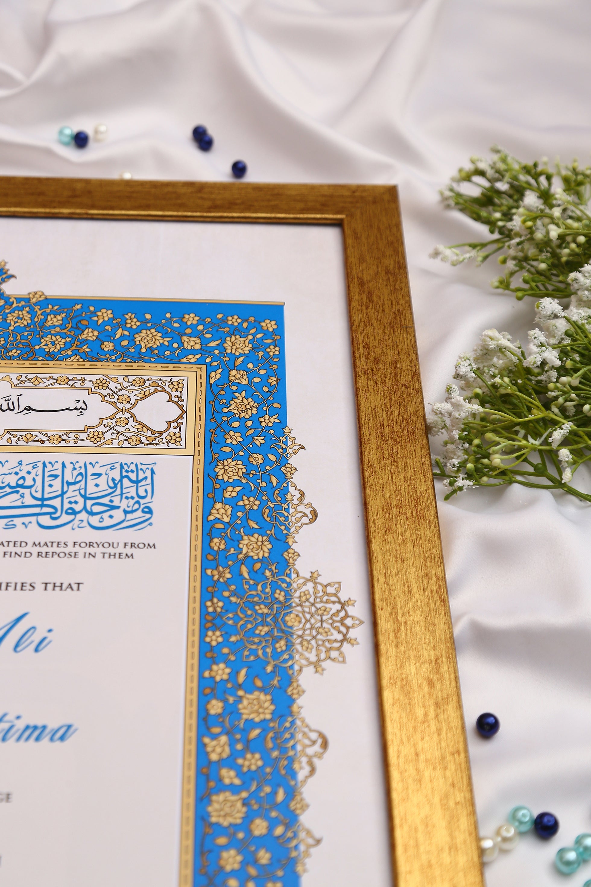 Riwayat Collection Custom Nikah Frame #7