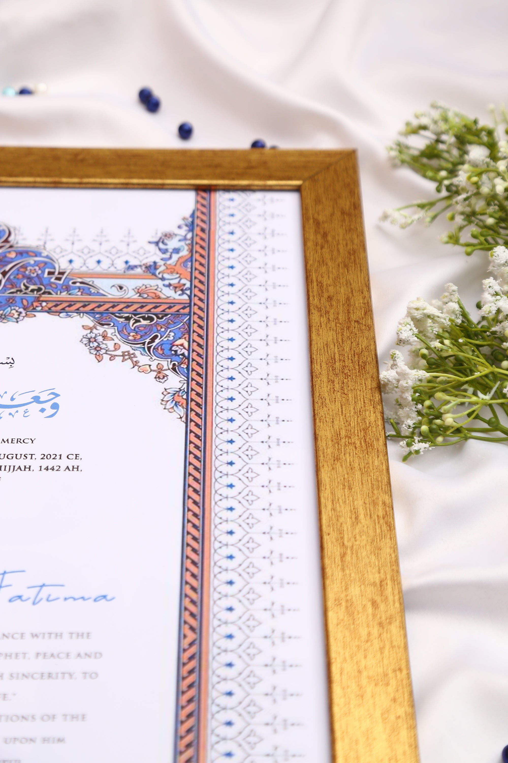 Riwayat Custom Nikah Frame #1