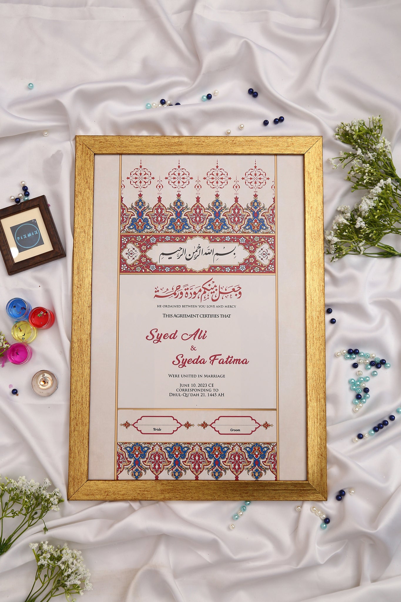 Nusantari Custom Nikah Frame #1