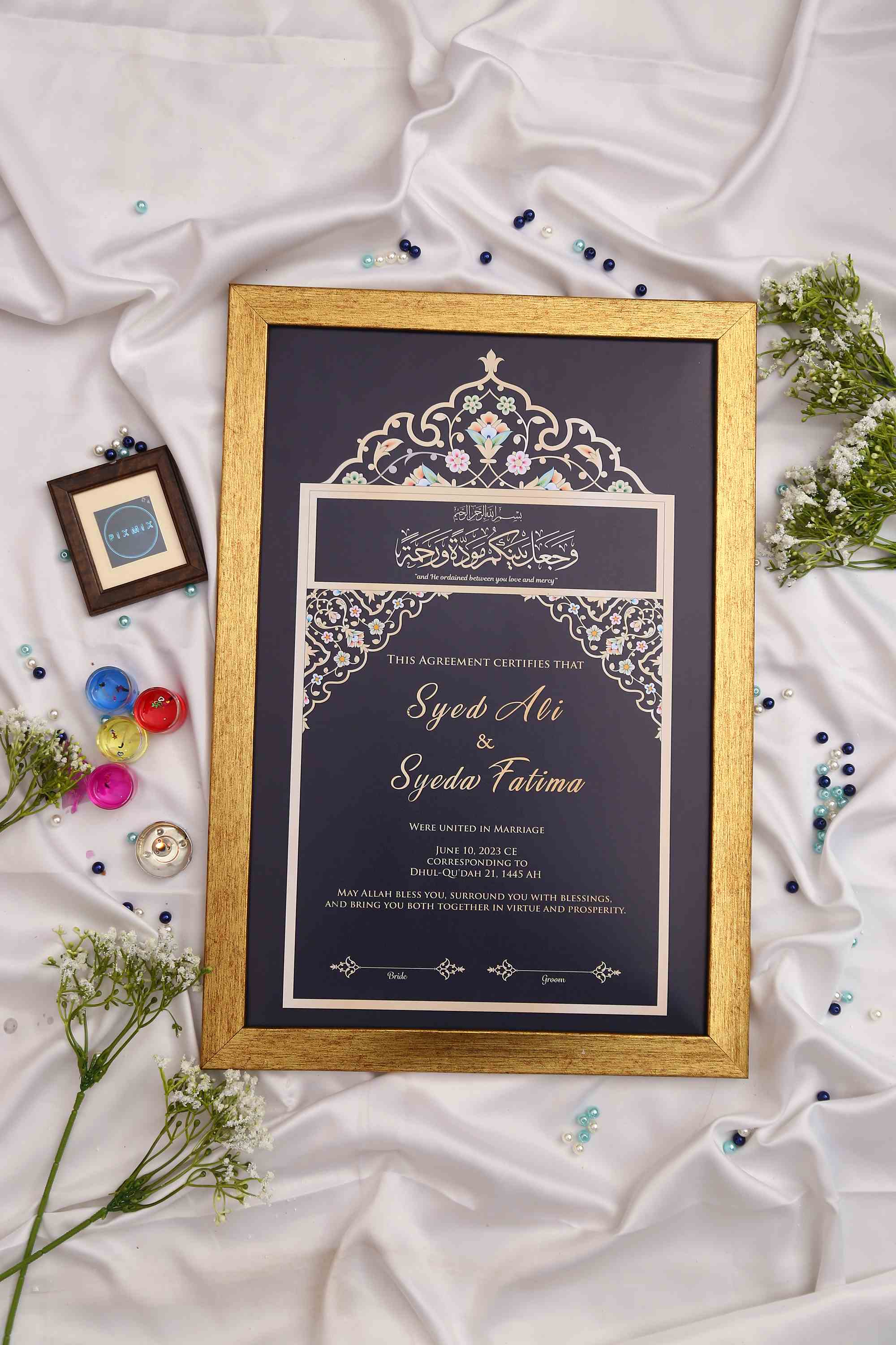 Anmol Custom Nikah Frame #5