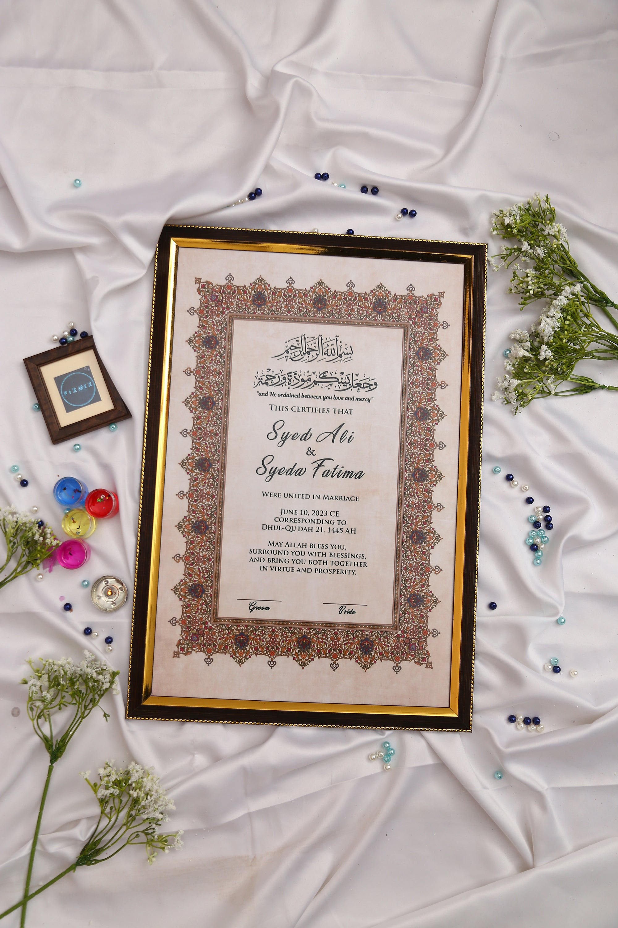 Virsa Custom Nikah Frame #10