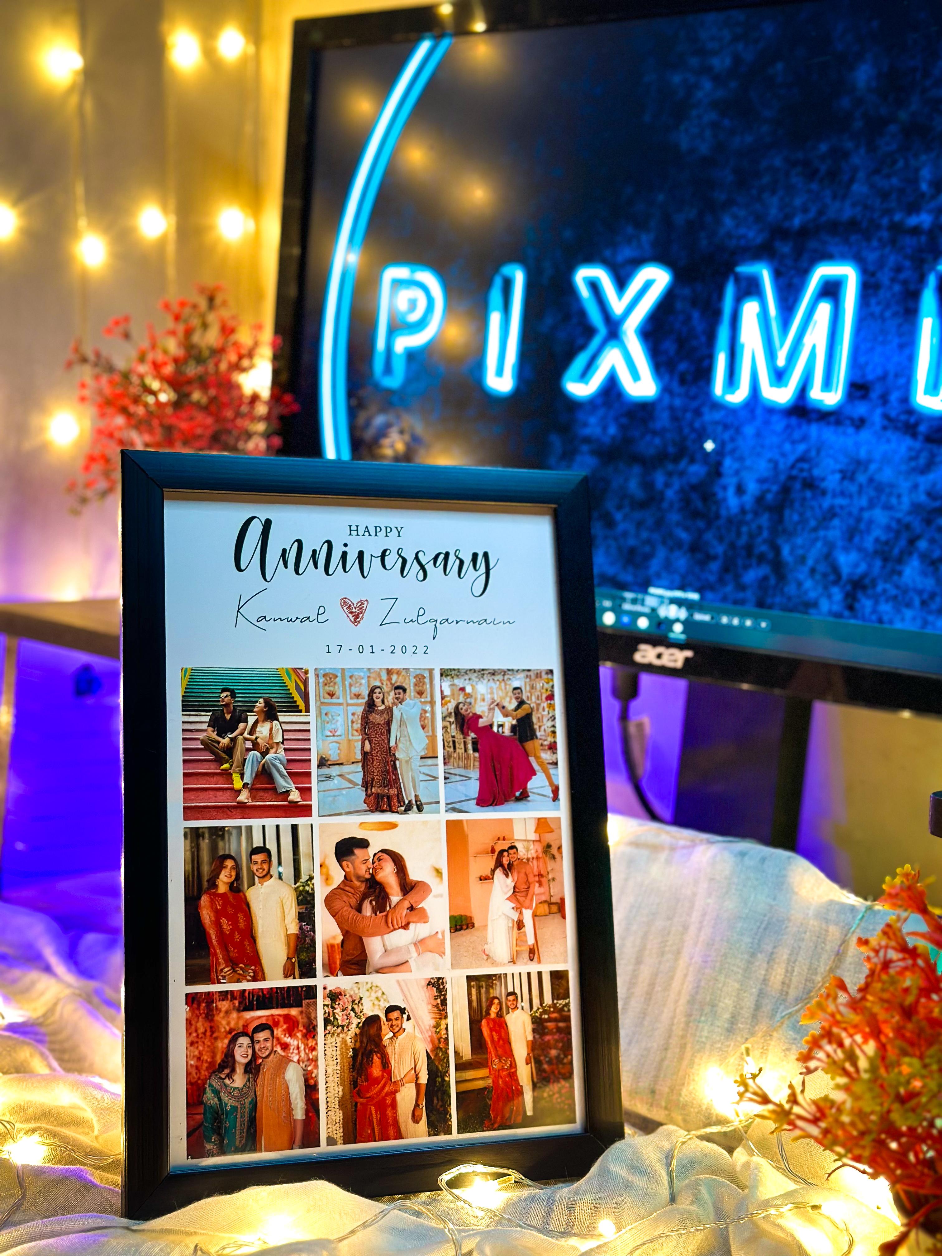 Customize Anniversary Frame