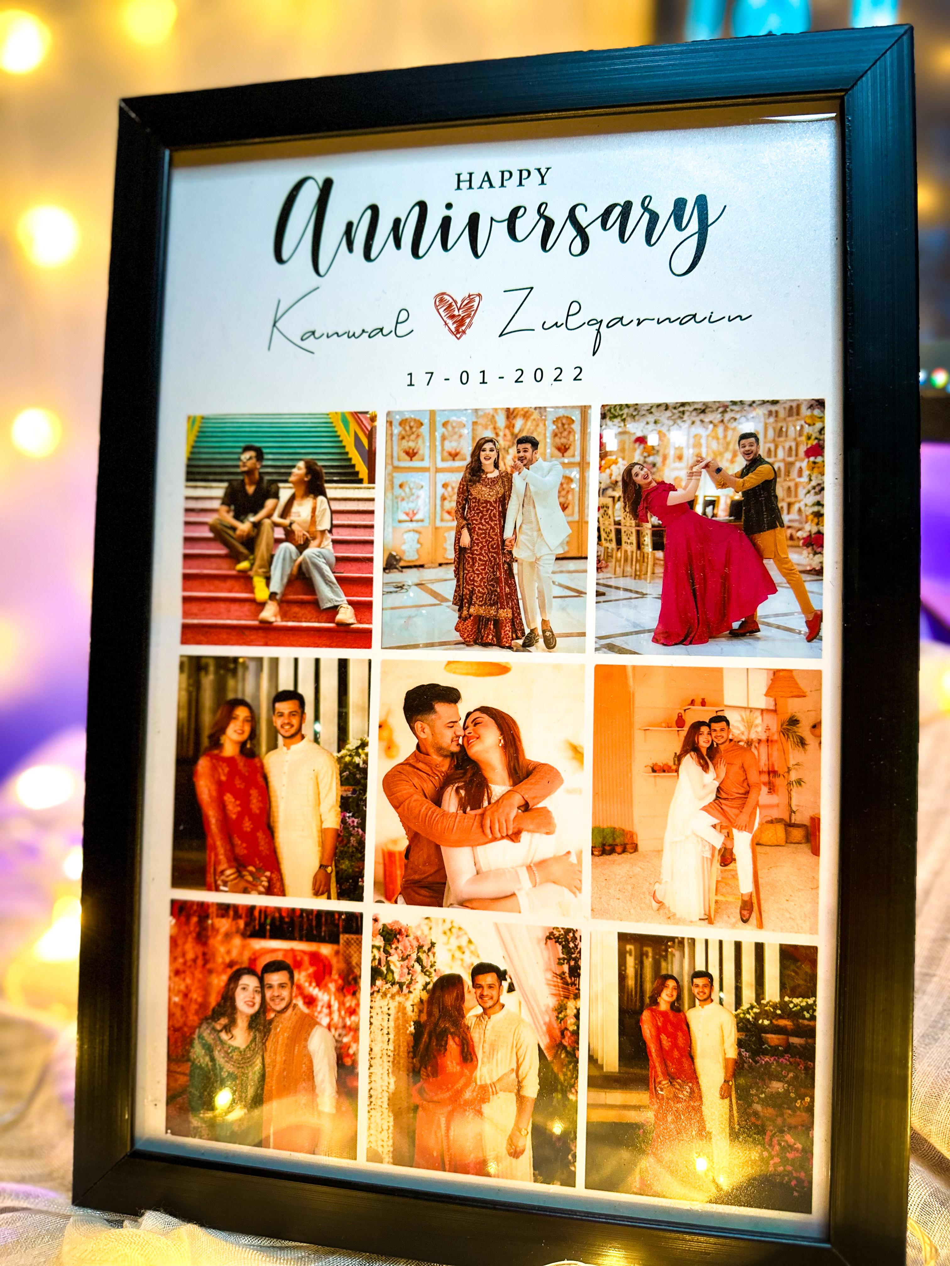 Customize Anniversary Frame